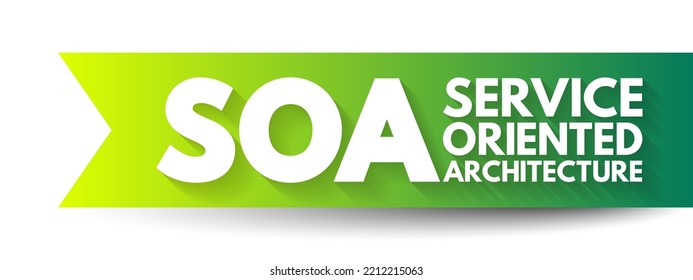 Soa Service Oriented Architecture Architectural Style Stock Illustration 2212215063 Shutterstock