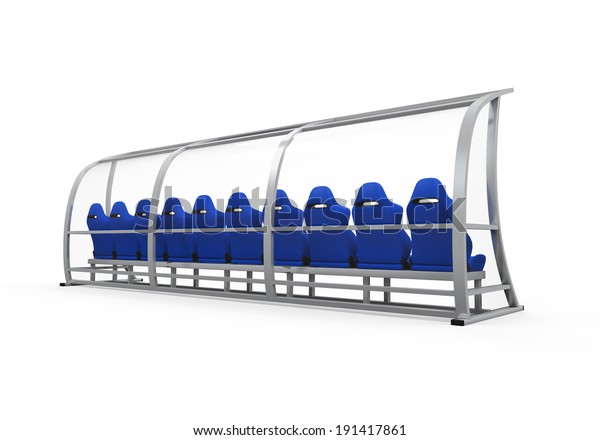 Soccer Player Bench Stock Illustration 191417861 | Shutterstock