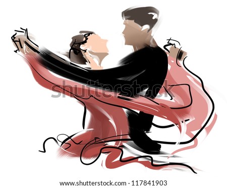 Social Dance Stock Illustration 117841903 - Shutterstock