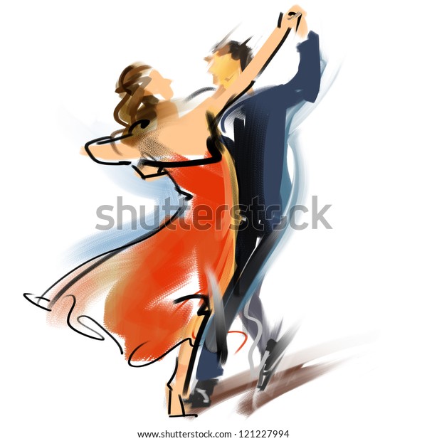 Social Dancing Stock Illustration 121227994