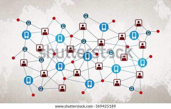 Social Interaction Communication Stock Illustration 369425189