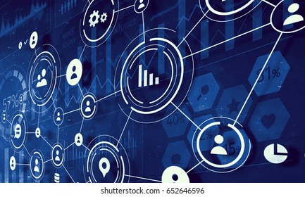 Social Network Background Stock Illustration 652646596 | Shutterstock