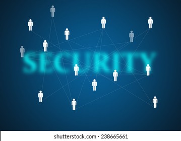 Social Network Security Concept Stock Illustration 238665661 | Shutterstock
