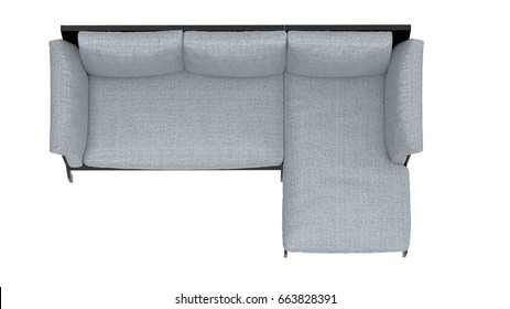 Sofa Top View 3d Rendering Icon Stock Illustration 663828391 | Shutterstock