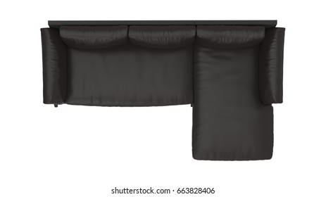 Sofa Top View 3d Rendering Icon 库存插图 664003855 | Shutterstock