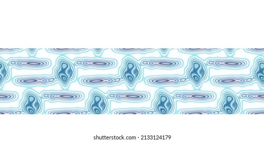 Soft Blu Water Puddle Border Pattern Stock Illustration 2133124179 ...