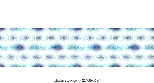 Soft Blu Water Puddle Border Pattern Stock Illustration 2140867657 ...