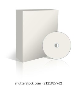 Software Boxes Blank White Template Presentation 库存插图 2121927962 ...