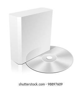 Software Cd Box Blank Template Vector Stock Vector (Royalty Free ...