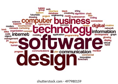 Software Design Word Cloud Concept Stock Illustration 497980159 ...