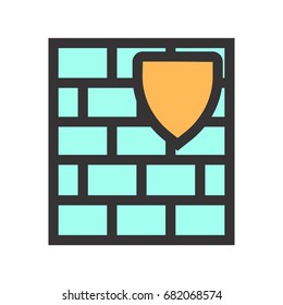 Software Protection Icon Hightech Topic Stock Illustration 682068574 ...