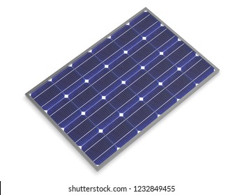 Solar Cell 3d Rendering: ilustración de stock 1232849455