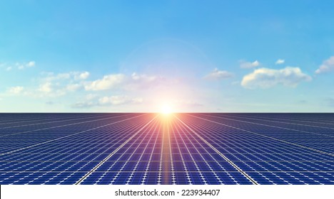 Solar Panels Background Stock Illustration 223934407