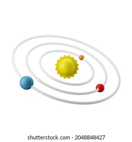 Solar System Astronomy Physics Class Symbol Stock Illustration ...