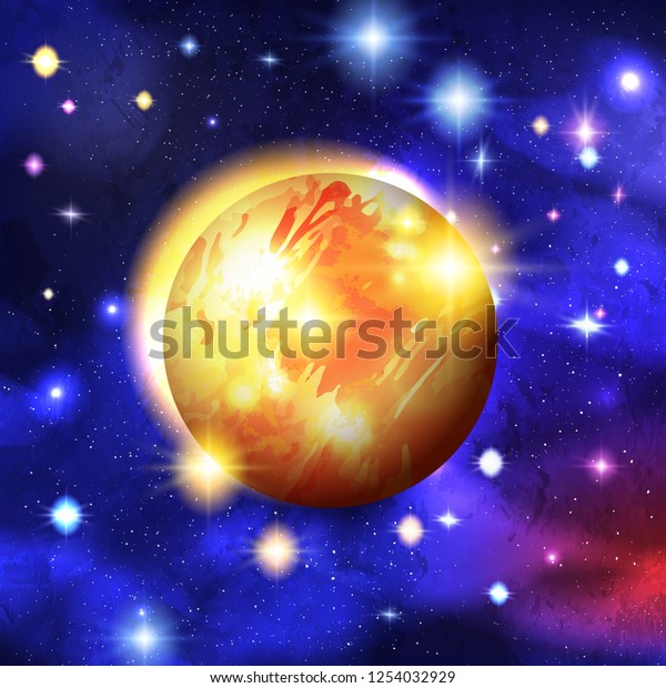 Solar System Sun Star Comets Tails Stock Illustration 1254032929 ...