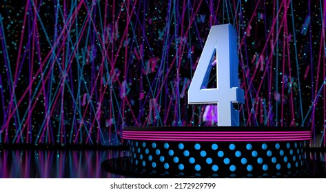 359 Neon purple number 4 Images, Stock Photos & Vectors | Shutterstock