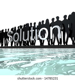 Solution Logo Silhouette Stock Illustration 14785231 | Shutterstock