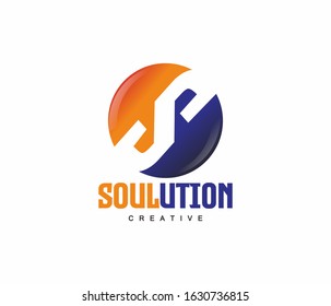 Solution Your Logo Design Stock Illustration 1630736815 | Shutterstock