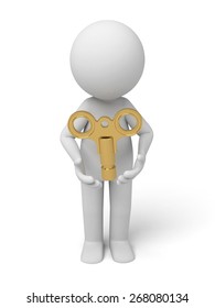 3d People Compass 3d Image Isolated Stock Illustration 262925705
