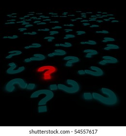 Some Shiny Question Mark Red One Stock Illustration 54557617 | Shutterstock