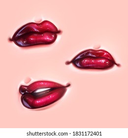 297 Lips angles Stock Illustrations, Images & Vectors | Shutterstock
