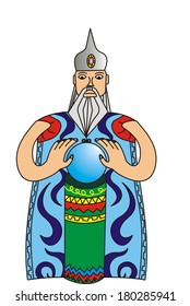 Soothsayer Looking Magic Ball Stock Illustration 180285941 | Shutterstock