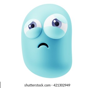 Sad emoticon face 3d rendering : 12 290 images, photos et images ...