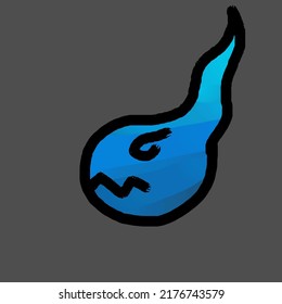 Soul Elements Symbol Icon Ghost Stock Illustration 2176743579 ...