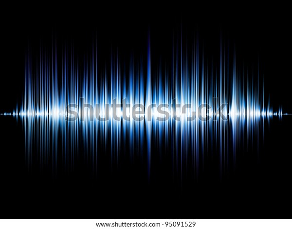 Sound Wave Background Suitable Backdrop Music Stock Illustration 95091529