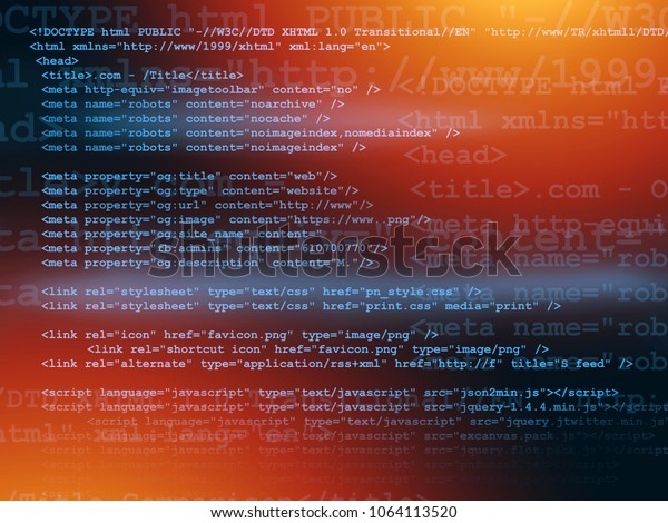 Source Code Programming Concept 3d Source 스톡 일러스트 1064113520 | Shutterstock