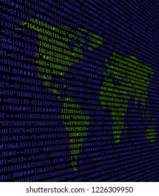 Source Code World Map Concept Free Stock Illustration 1226309950 ...