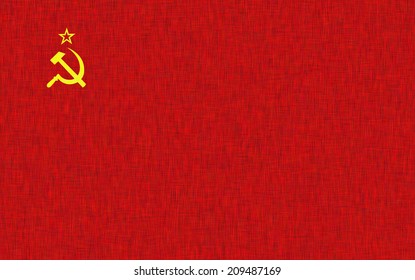 Soviet Flag Fabric Texture Stock Illustration 209487169 | Shutterstock