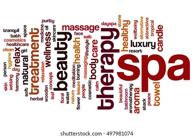 Spa Word Cloud Concept Stock Illustration 497981074 | Shutterstock