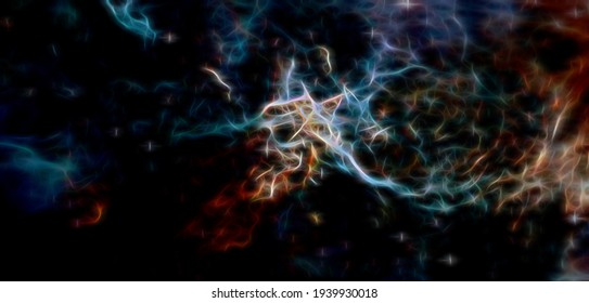 Space Background Dark Matter Elements This Stock Illustration ...