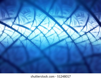 Space Forms Creative Background Design Blue Stock Illustration 51248017 ...