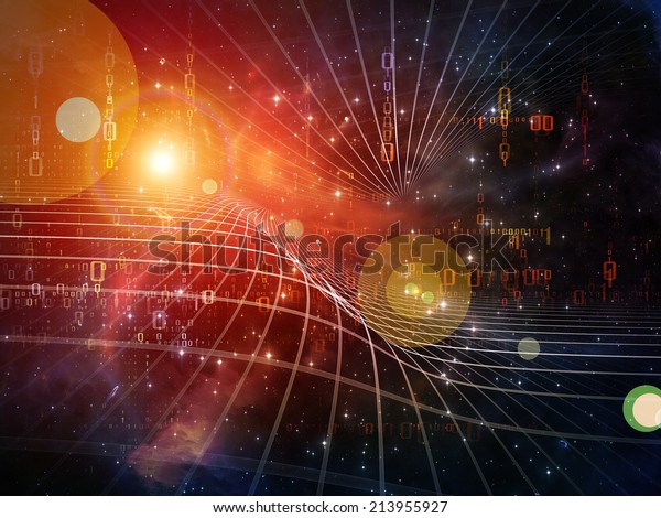 Space Geometry Series Composition Math Geometry Stock Illustration
