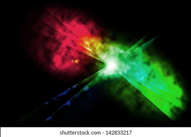 Space Lighting Effects Background Stock Illustration 142833217 ...