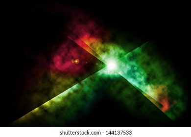 Space Lighting Effects Background Stock Illustration 142833217 ...