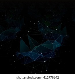 Space Network Background Stock Illustration 412978642 | Shutterstock