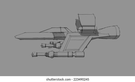 Space Shuttle Design Stock Illustration 223490245 | Shutterstock