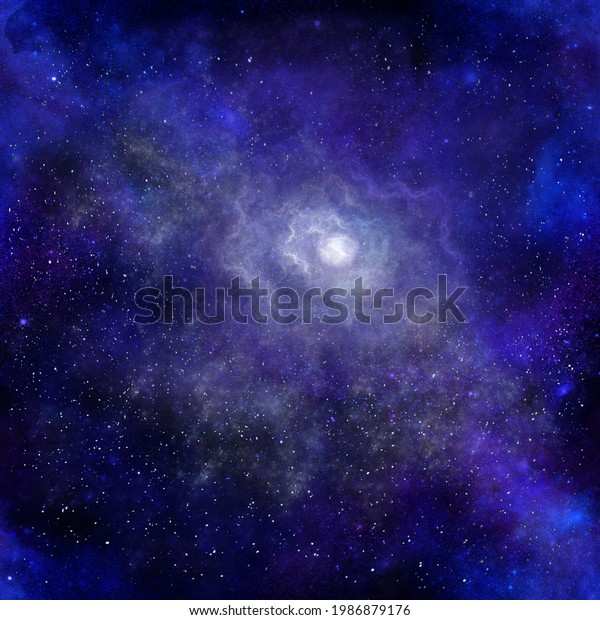 Space Stars Clouds Seamless Texture Stock Illustration 1986879176 ...