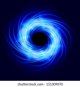 Space Vortex Blue Abstract Background Stock Illustration 151309070