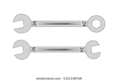 Spanner Graphic Design Stock Illustration 1161148768