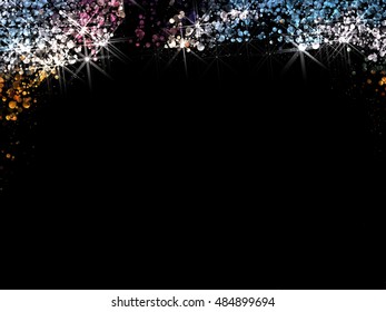 Sparkling Glitter Presentation Background Stock Illustration 509394340 ...