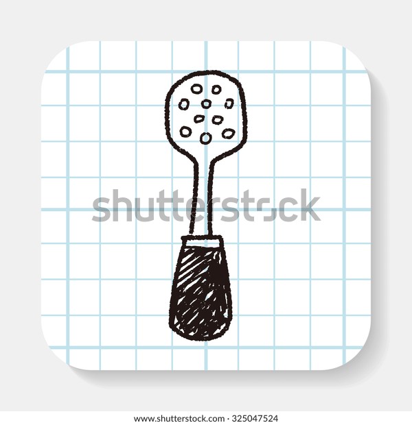 Spatula Doodle Stock Illustration 325047524 | Shutterstock