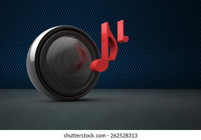 Speaker Music Notes Concept Stock Illustration 169311107 | Shutterstock