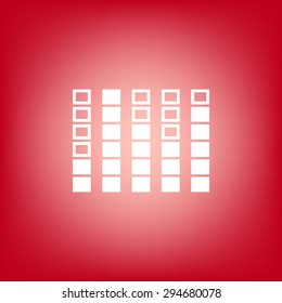 Spectrum Analyzer Equalizer Icon Stock Vector (Royalty Free) 709898005