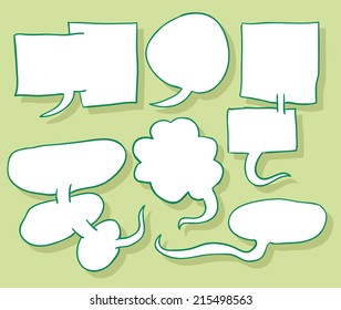 Speech Bubbles Illustration Stock Illustration 215498563 | Shutterstock