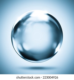Sphere Crystal Reflection Background Stock Illustration 223004926 ...