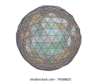 Sphere Made By Polygons Connected Black 库存插图 74368825 | Shutterstock